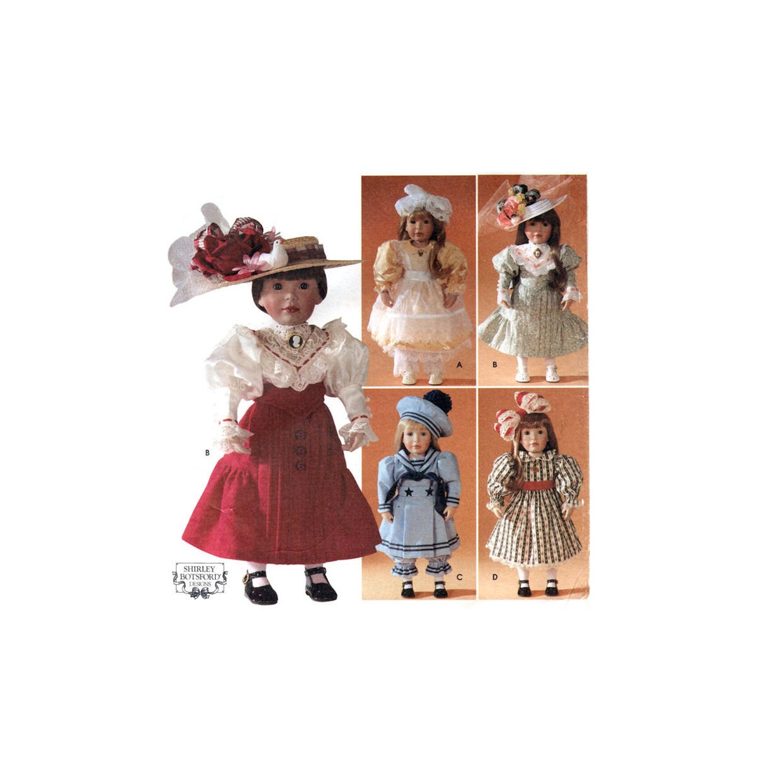 Simplicity 7998 Clothes and Accessories for 18" (45.5 Cm) Doll, Uncut ...