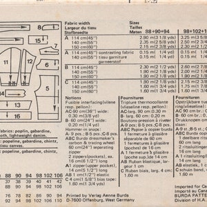 Burda 6600 Men's Bomber Jackets or Vest, Uncut, Factory Folded Sewing ...