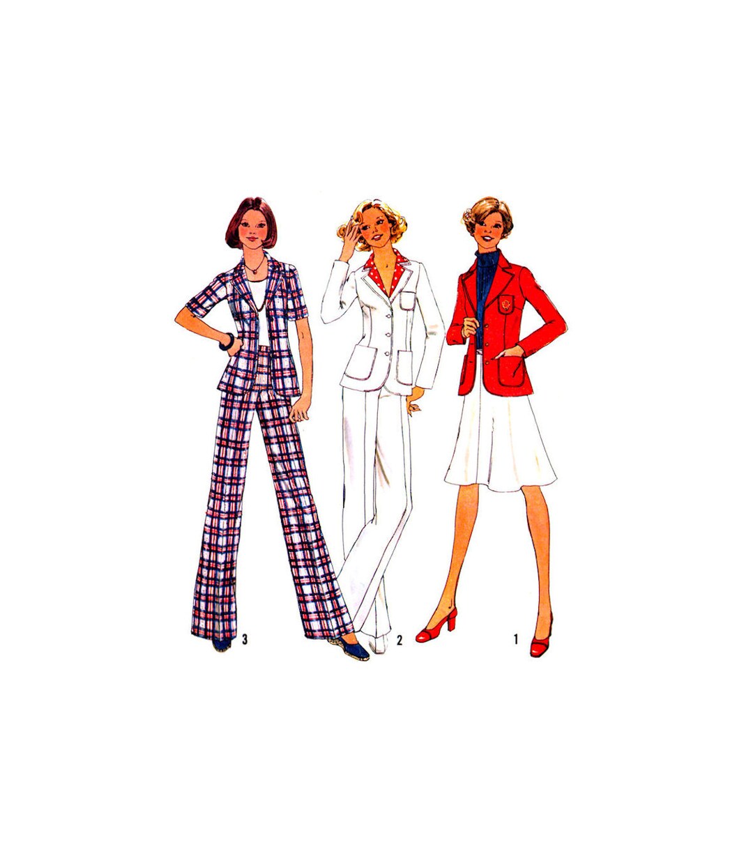 Simplicity 6876 Unlined Jacket,pants and Skirt, Uncut, Factory Folded ...