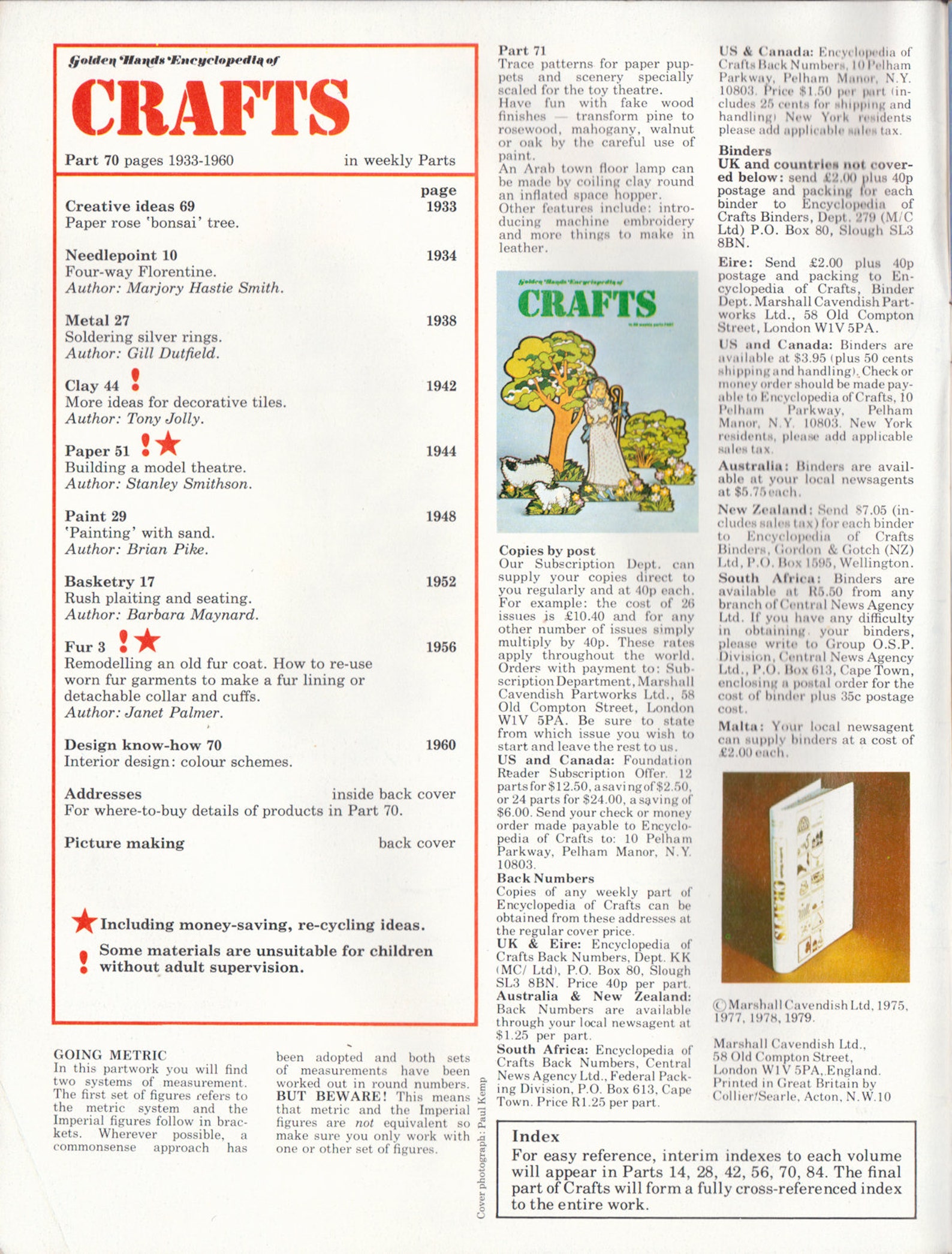 70s Golden Hands Crafts Weekly Part 70 Covering Various Crafting ...