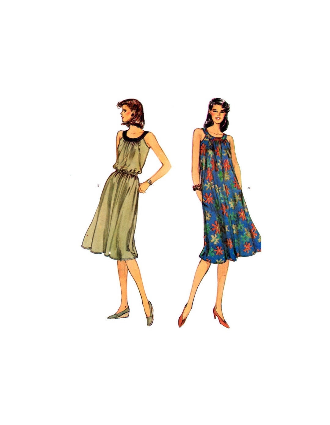 Vogue 7967 Loose Fitting Pullover Sundress, Uncut, Factory Folded and ...