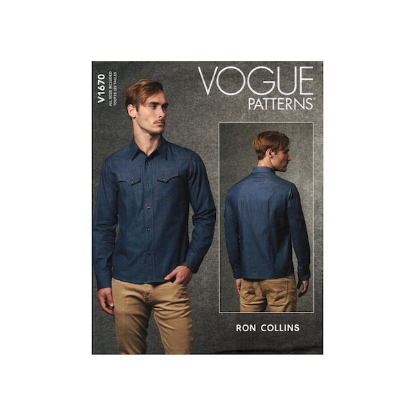 Vogue Mens Pattern - Etsy