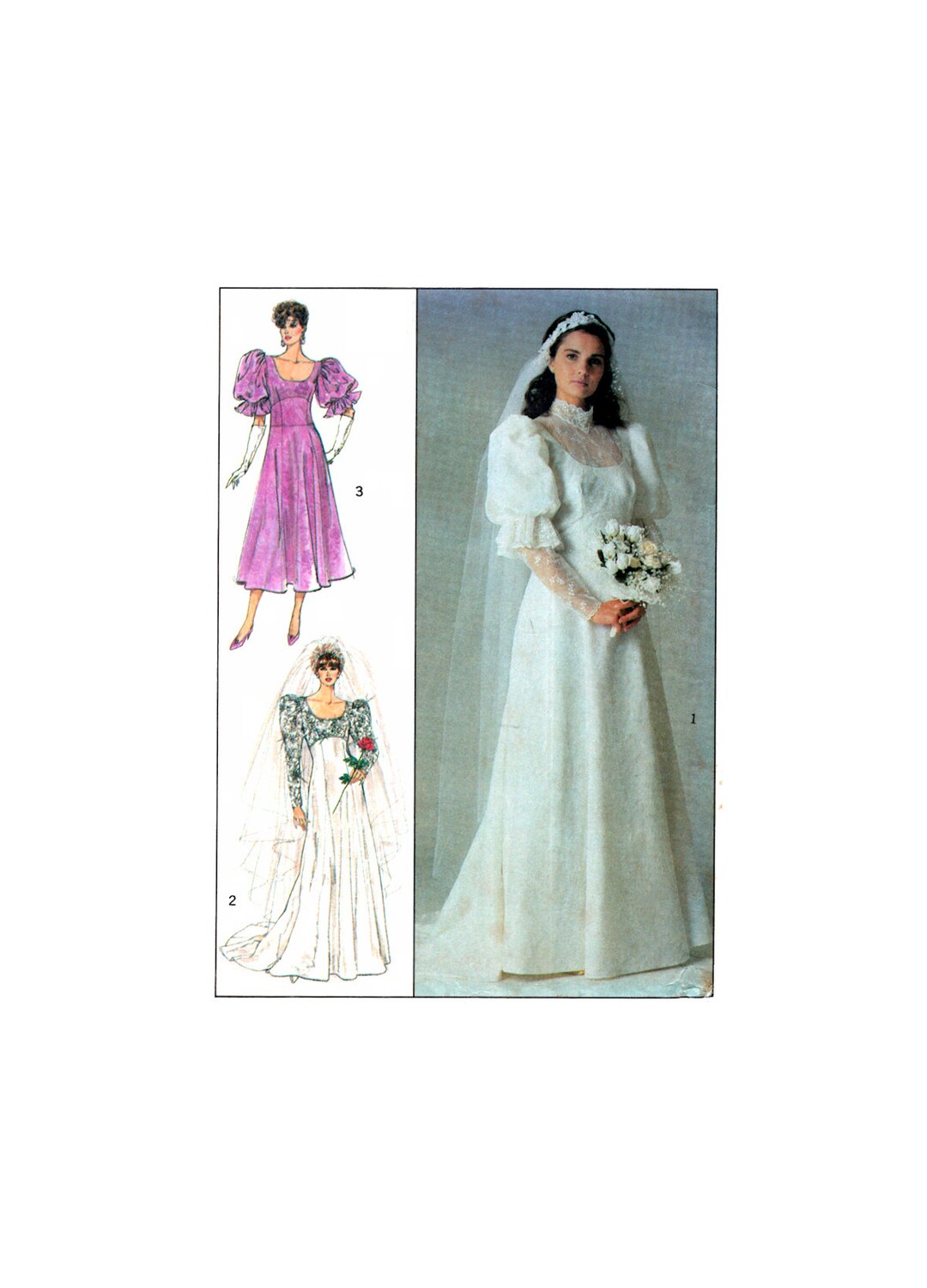 Simplicity 8426 Bride's and Bridesmaid's Dresses, Uncut, Factory Folded ...