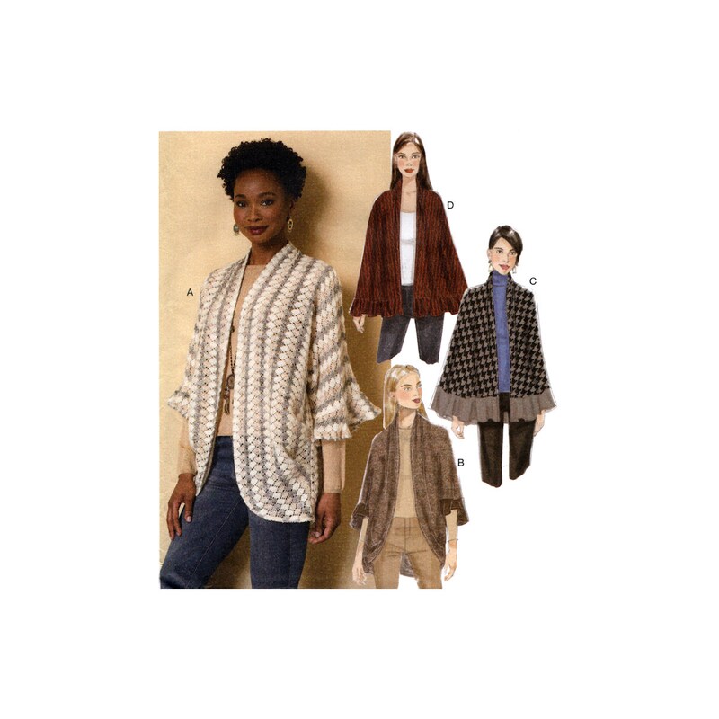 Open Front Poncho - Etsy