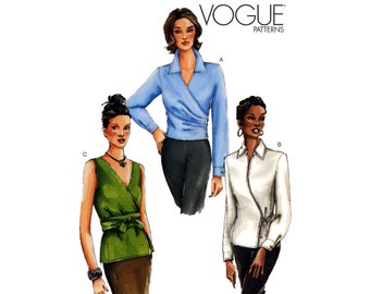 Fitted Blouse Sewing Pattern - Etsy