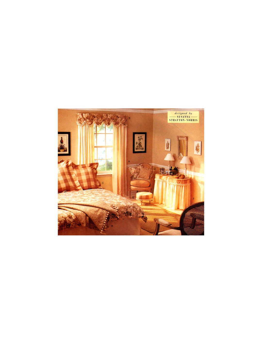 Vogue 1646 Bedroom Decor: Duvet Covers, Pillow Covers, Valances and ...
