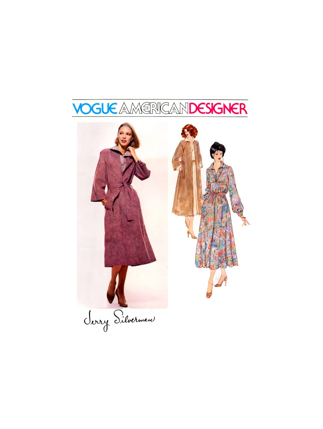 Vogue American Designer 1961 Jerry Silverman Flared Dress, Front ...