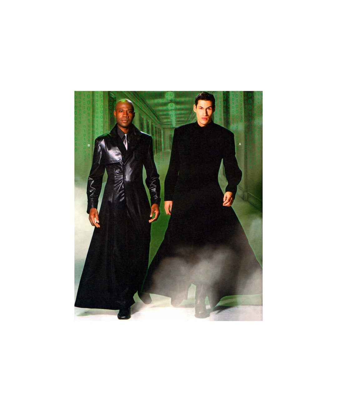 Simplicity 801 Men's Long Gothic Cloak, Matrix Duster Costume, Cosplay ...