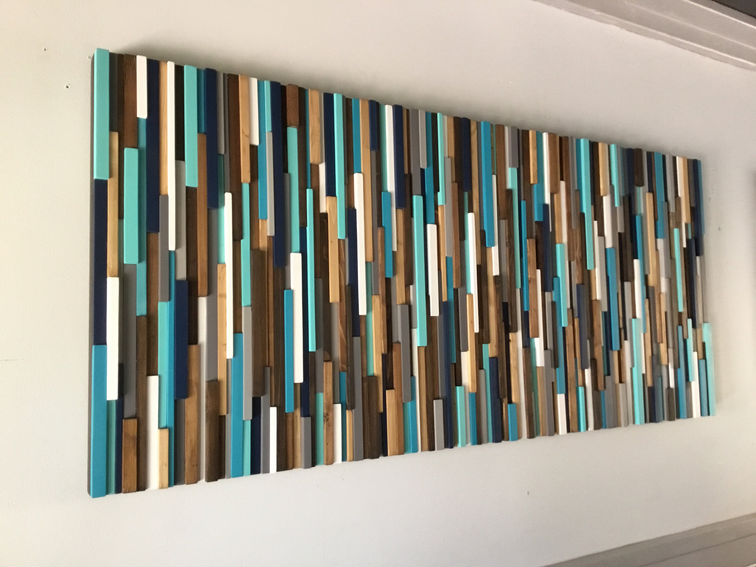 Modern Rustic Art Wood Wall Art-reclaimed Wood Wall Art-art - Etsy