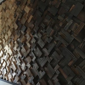 Transcending Color Works/zola/geometric Wood Art-gradient Wood Art ...