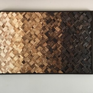 Transcending Color Works/zola/geometric Wood Art-gradient Wood Art ...