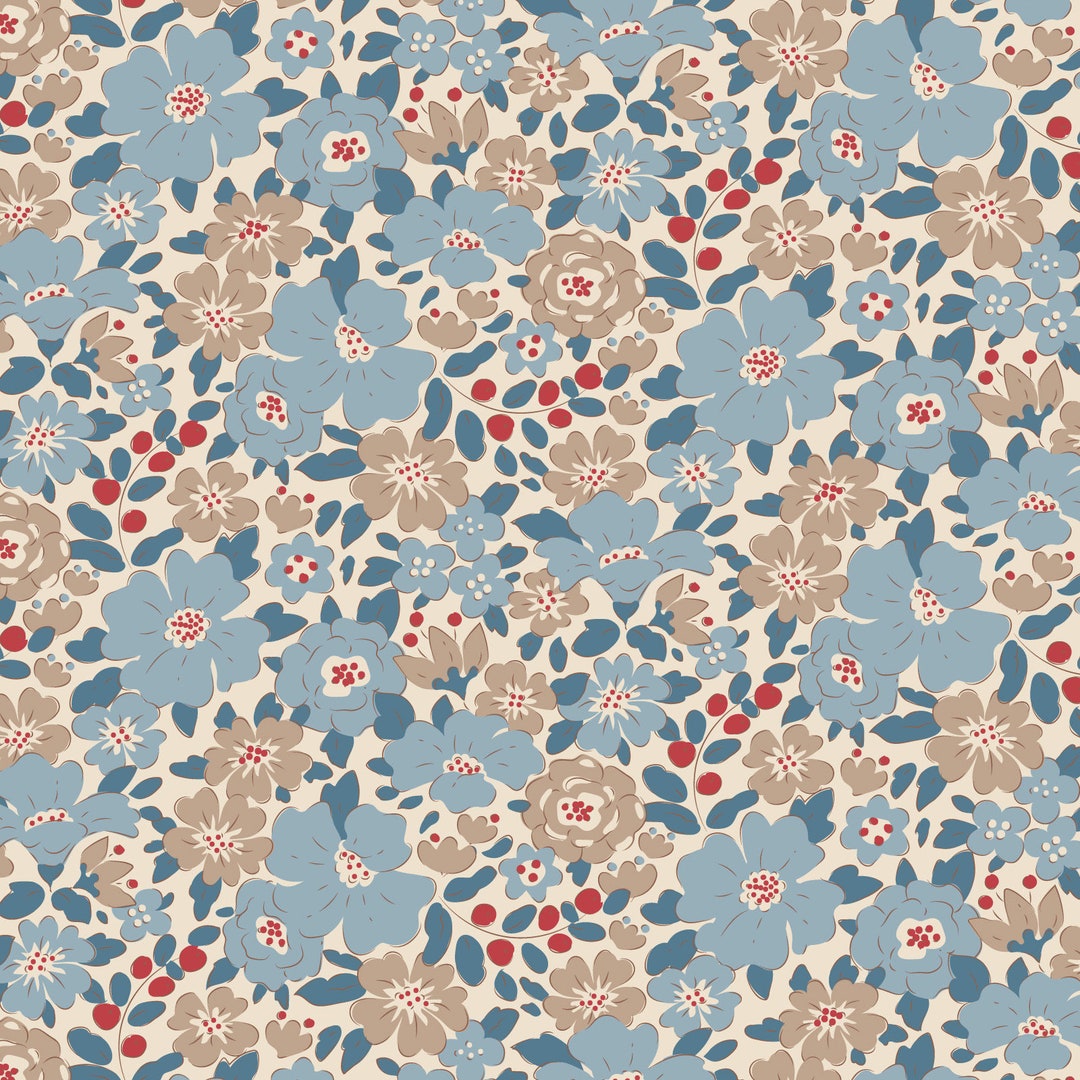 Tilda Creating Memories Summer + Ocean Blues Harper Blue #130128 - Etsy