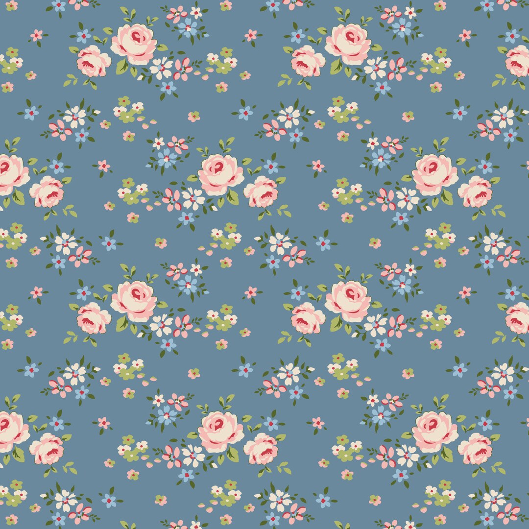 Tilda Creating Memories Summer + Ocean Blues Gracie Blue #130129 - Etsy