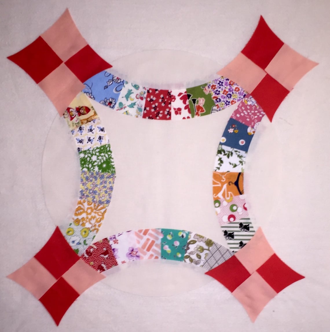 Twin Quilt in a Box Double Wedding Ring Pre Cut Quilt Kit - Etsy