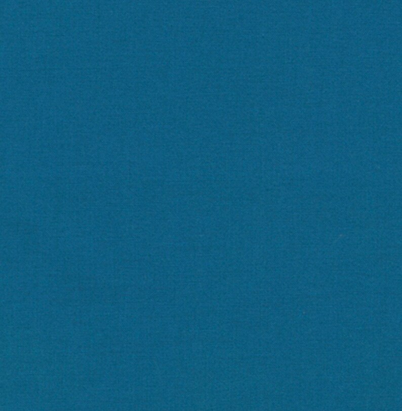 Kona Solid Teal Blue Quilt Fabric Kaufman | Etsy
