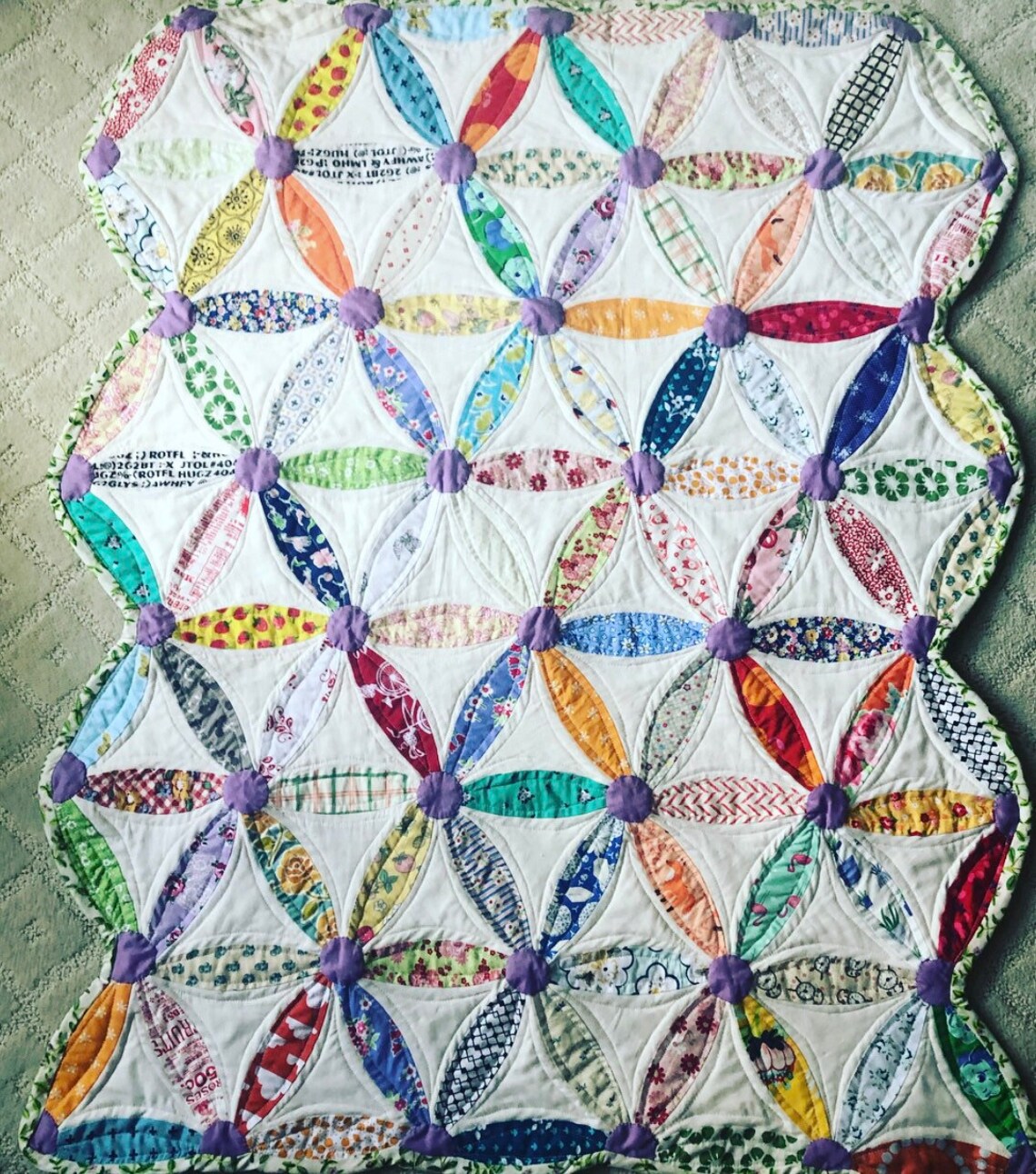 Quilt in a Box Joseph's Coat Pre Cut Quilt Kit 1930s Reproduction ...