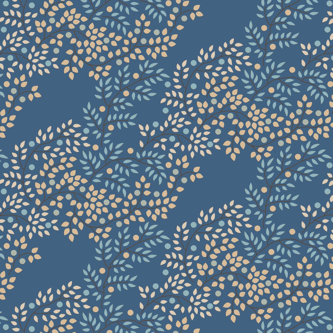 Tilda Creating Memories Summer + Ocean Blues Berrytangle Prussian ...