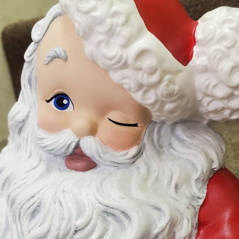 Ceramic Santa Claus - Etsy