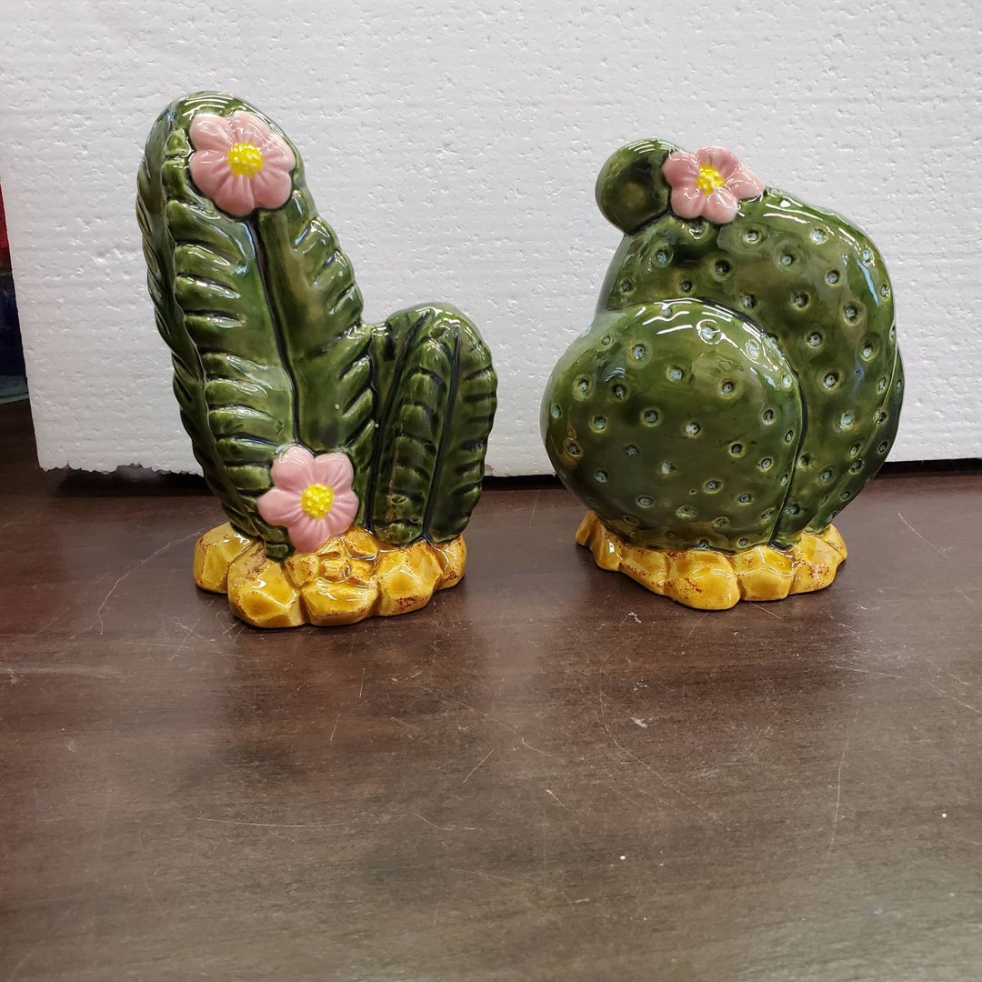 Cactus Salt and Peppers - Etsy