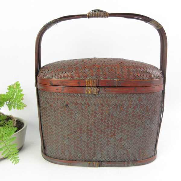 Japan Bamboo Basket - Etsy