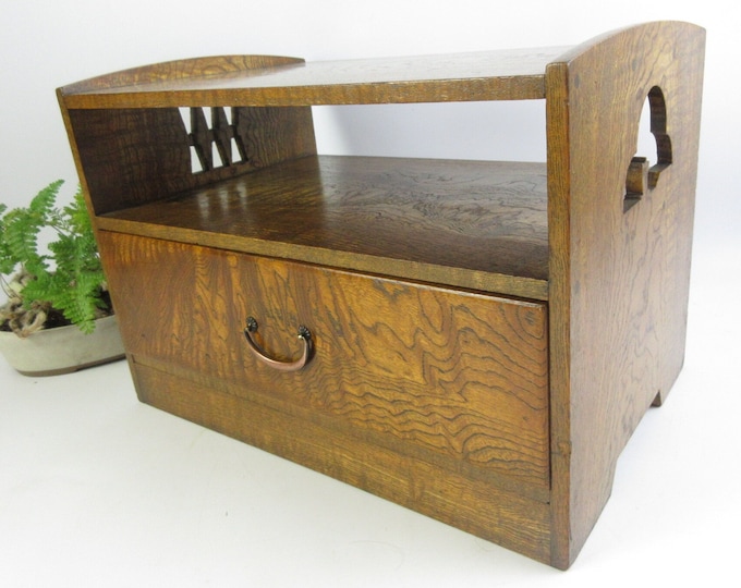 Japanese Vintage Wooden Display Shelf, Small Drawer - Etsy