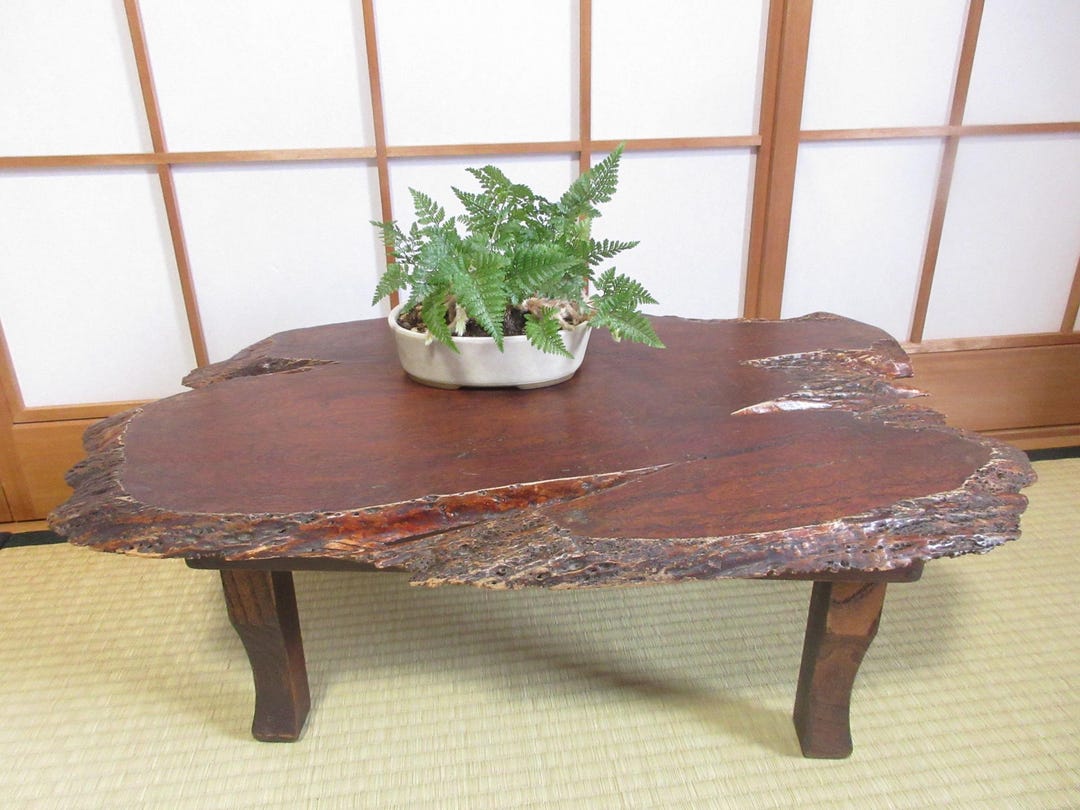 Japanese Vintage Wooden Small Folding Low Table - Etsy