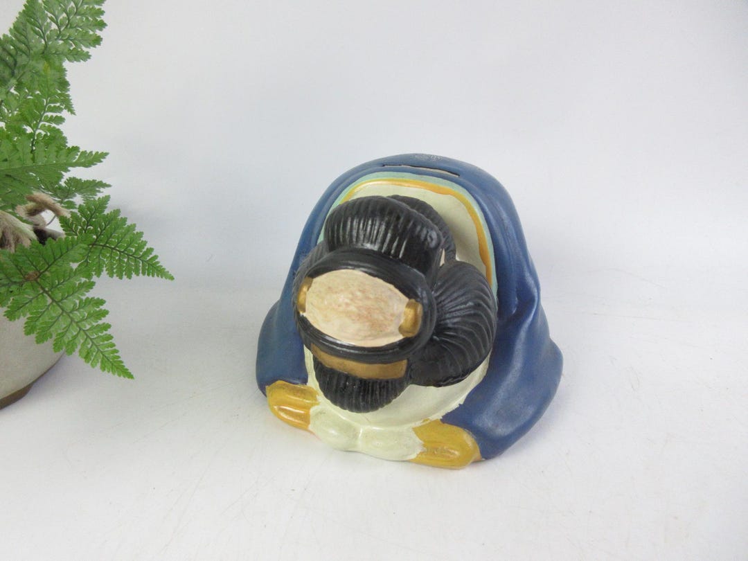 Japanese Vintage Plaster Coin Bank - Etsy