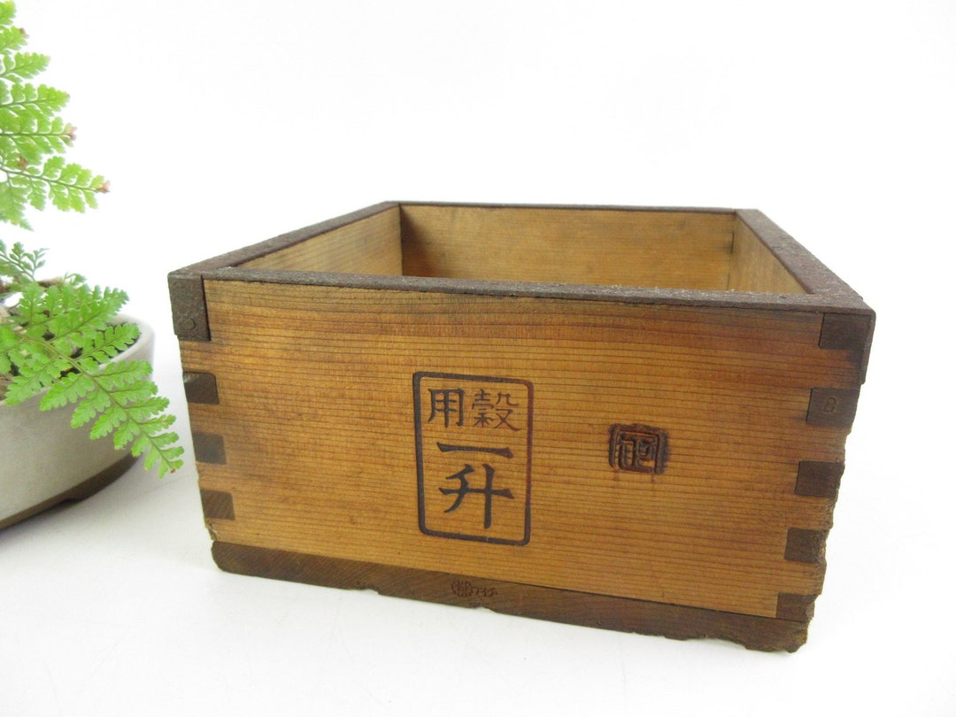 Japanese Vintage Measuring Box, Shabby Box - Etsy