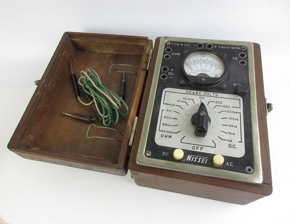 Japanese Vintage Circuit Tester Steampunk Decor - Etsy