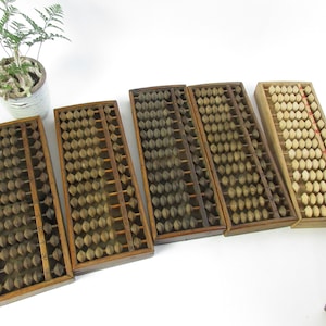 Japanese Antique Abacuses With Storage Box , Soroban - Etsy