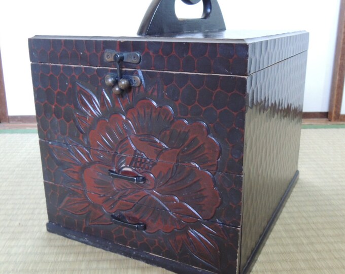 Japanese Vintage Makeup Box, Kamakurabori - Etsy
