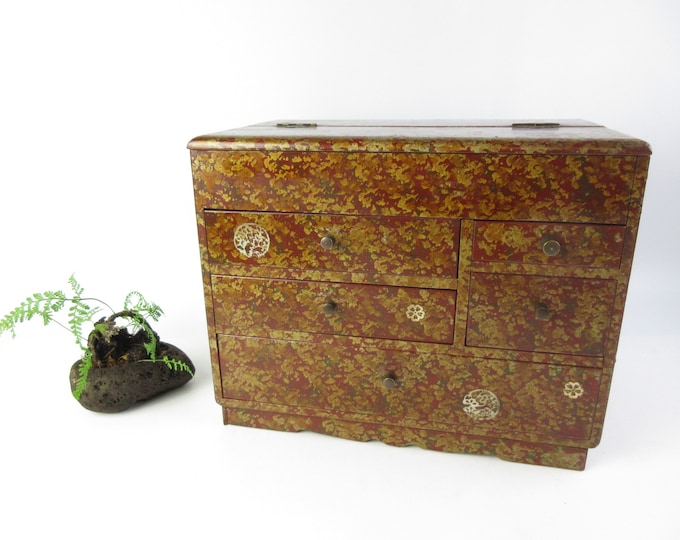 Vintage Japanese Sewing Box / Haribako 22S2-3 - Etsy