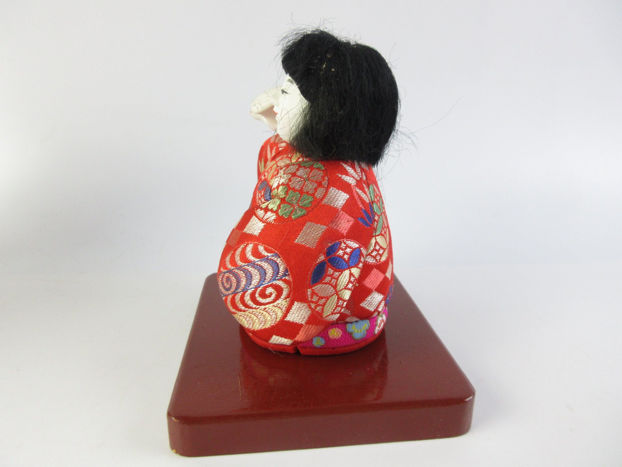 Japanese Vintage Kimekomi Doll by Mataro visiting a - Etsy