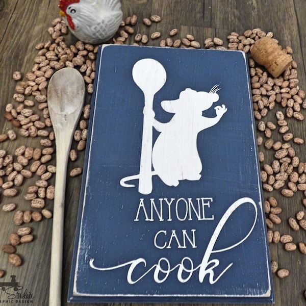 Remy Ratatouille Anyone Can Cook - Etsy