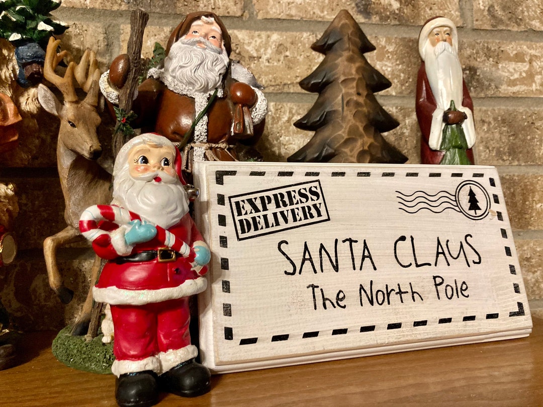 Santa Letter - Santa Letter Sign - Christmas Decor - Christmas - Santa ...