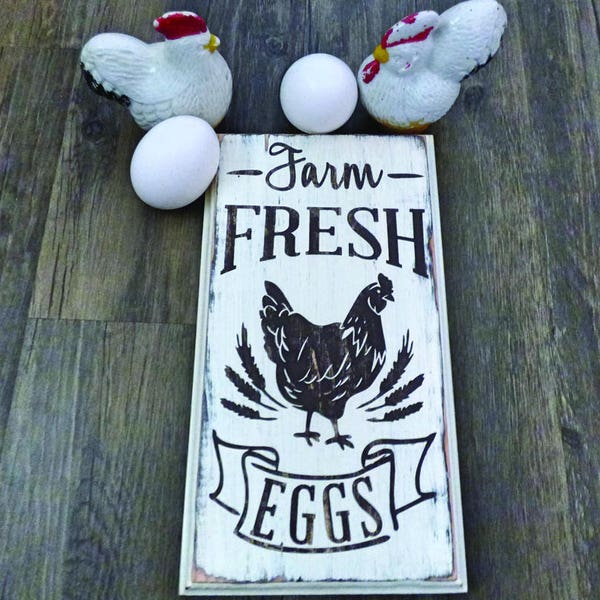 Fresh Eggs Sign - Etsy