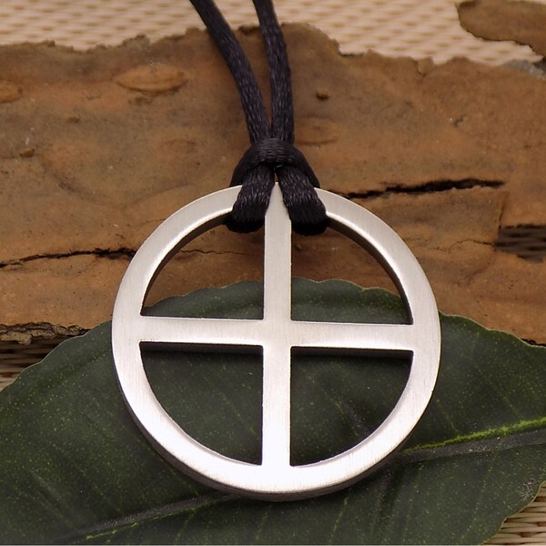 Solar Cross Pendant - Etsy