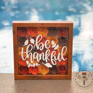 Flower Shadow Box Thanksgiving - Etsy