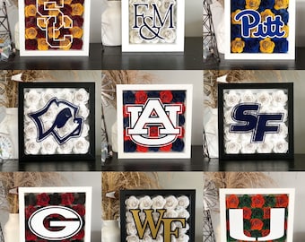 Personalized College Shadow Box L College Graduation Gift College ...