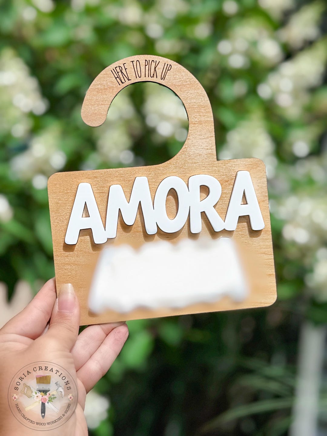 Personalized Carpool Name Sign - Car Line Name Sign -school Pickup Tag ...