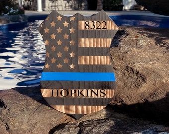 Police Officer Blocks. Police Blocks. Police Officer Gift. Law - Etsy