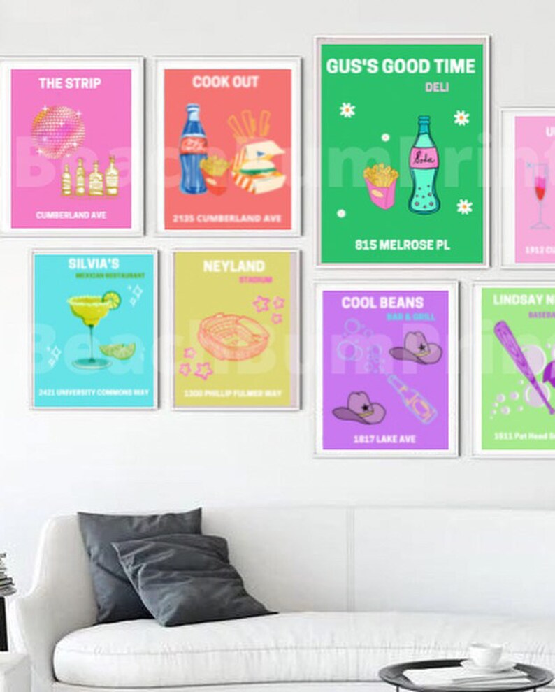 UTK College Prints Pack - Etsy