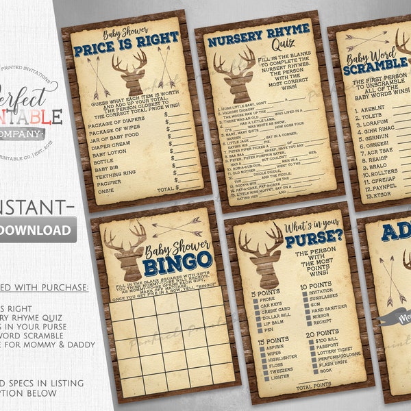 Deer Baby Shower - Etsy