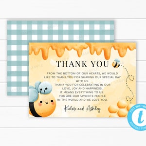 Bee Thank You Card | Bee Thank You Note | Bee Thank You Letter | Bee ...
