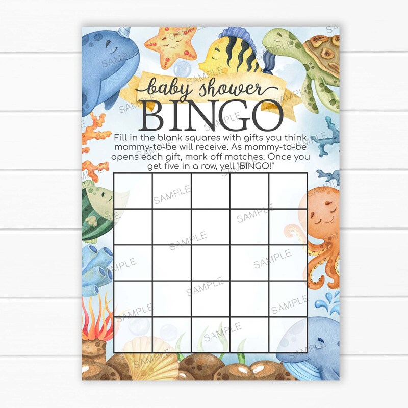 Sea Bingo - Etsy