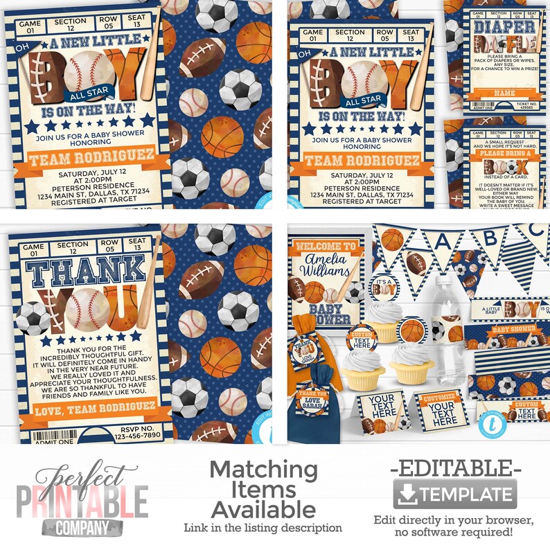 Sports Table Tents Sports Place Cards Sports Food Labels - Etsy