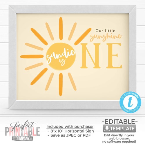 You Are My Sunshine Birthday Sign Summer Welcome Sign Sun - Etsy
