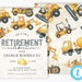 Construction Retirement Party Invitation, Construction Retirement ...
