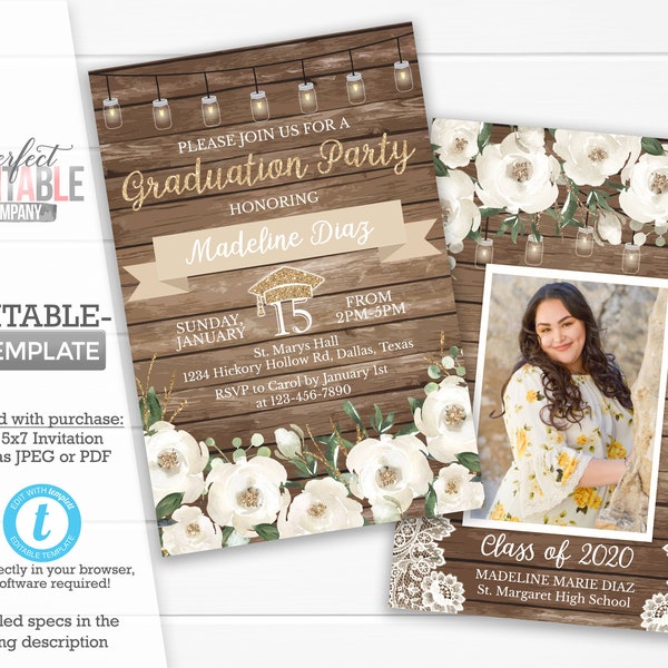 Rustic Graduation - Etsy