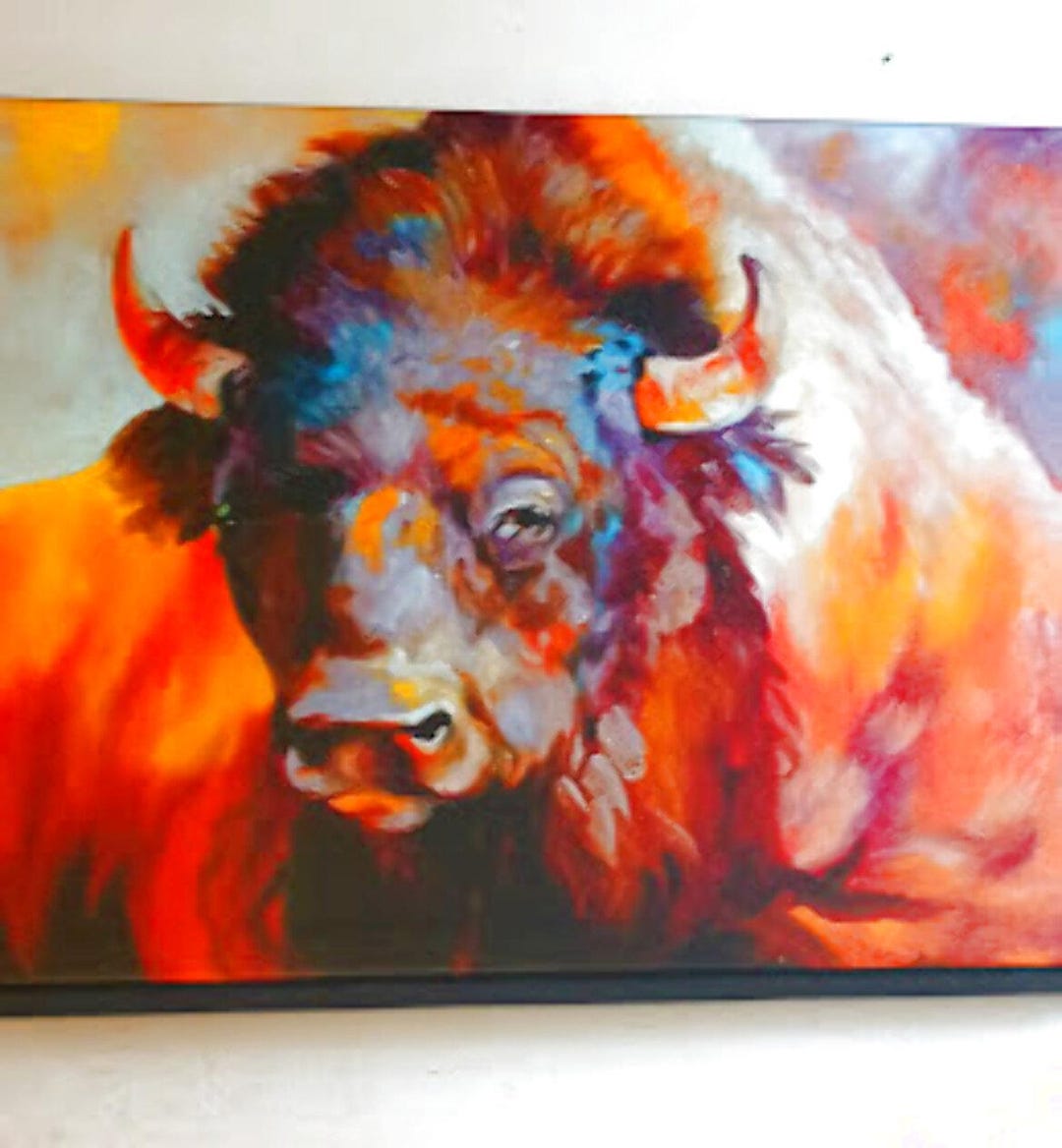 Marcia Baldwin "bull", Limited Edition Giclee on Canvas, W/COA - Etsy